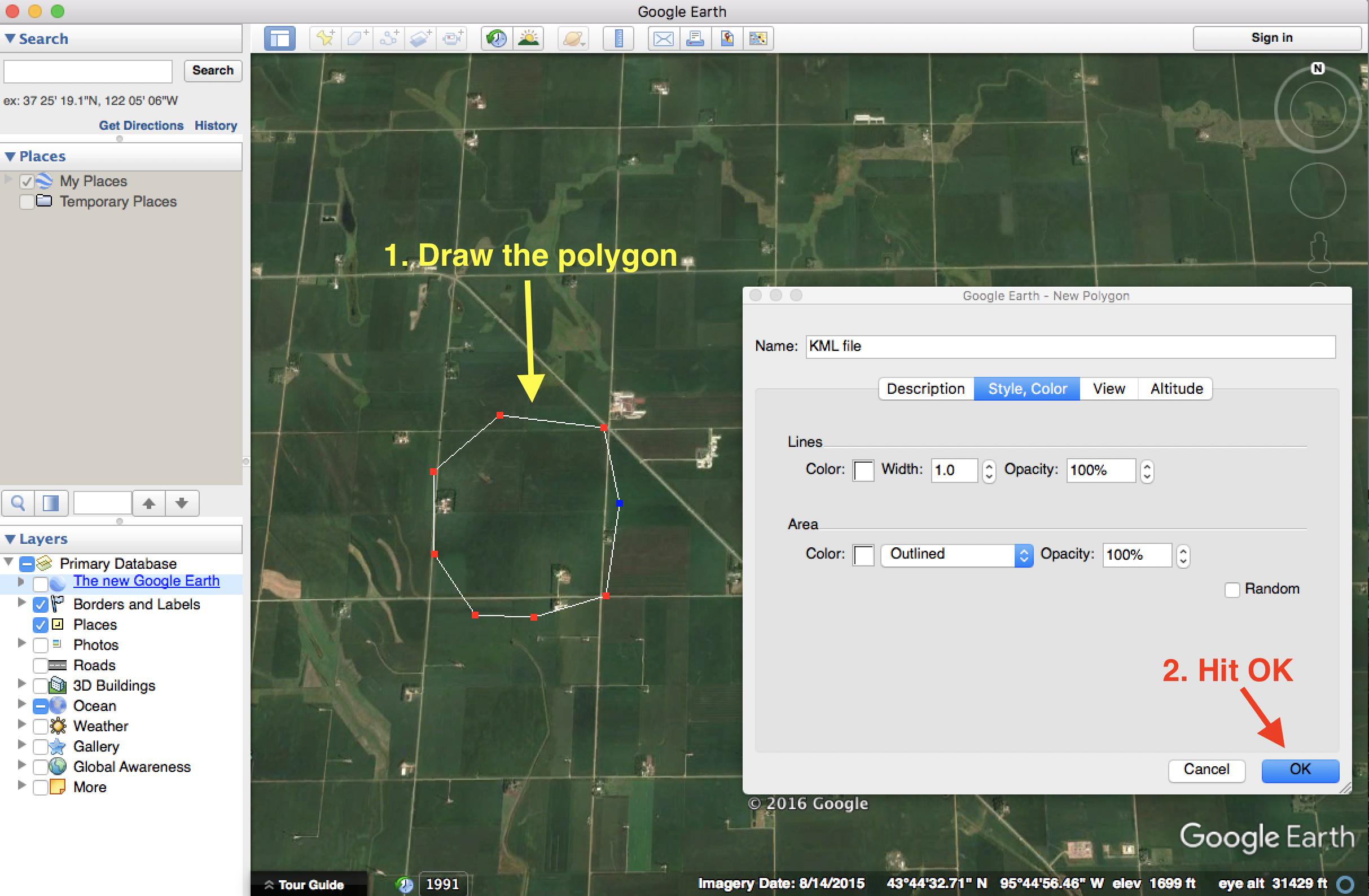 Shapefile Or Google Earth KML Flight Planning DroneDeploy
